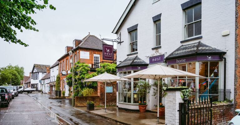 Ripley village in Surrey - the Clock House Restaurant